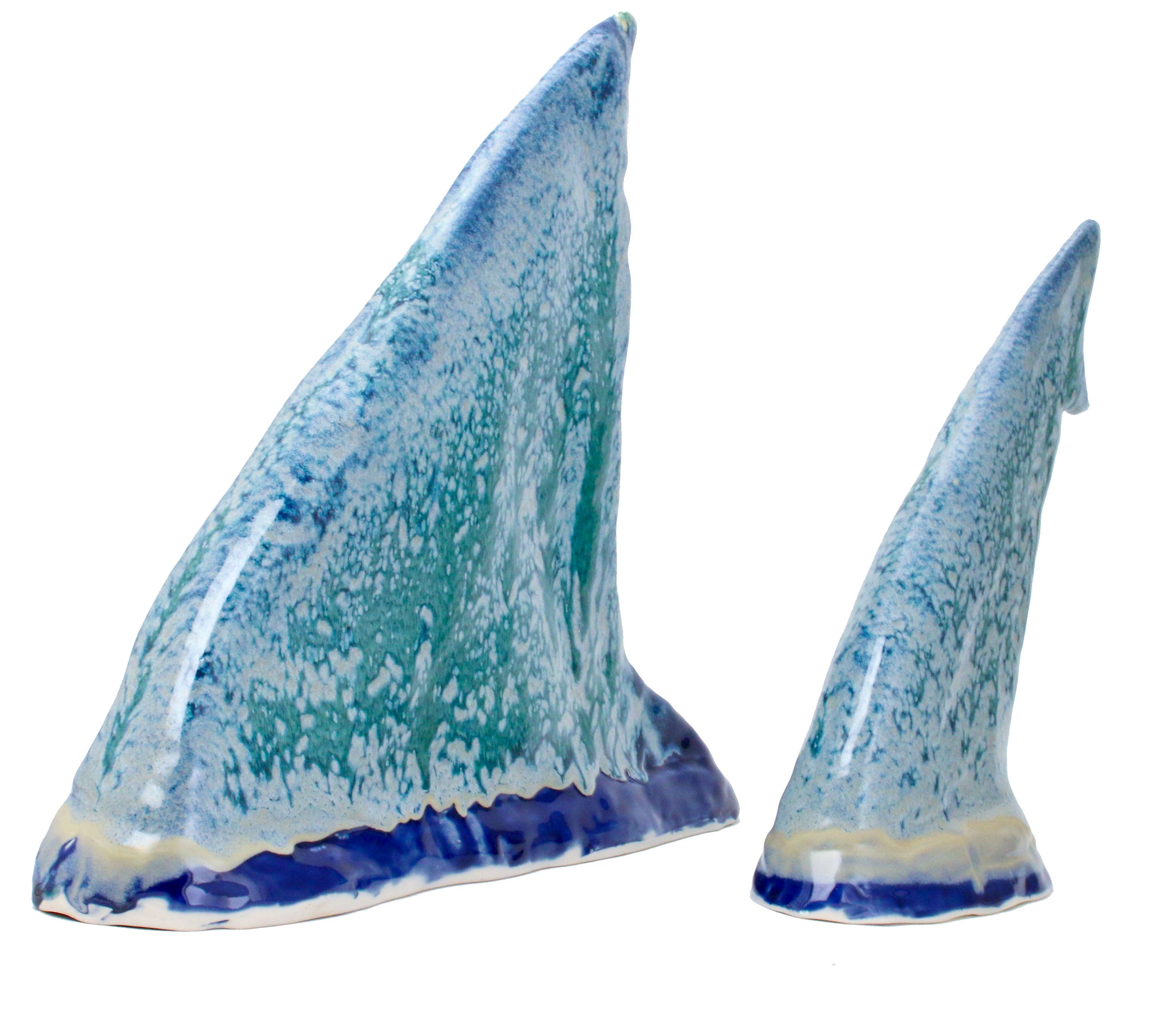 Garden Shark Fins and Bird Baths – Chatham Pottery