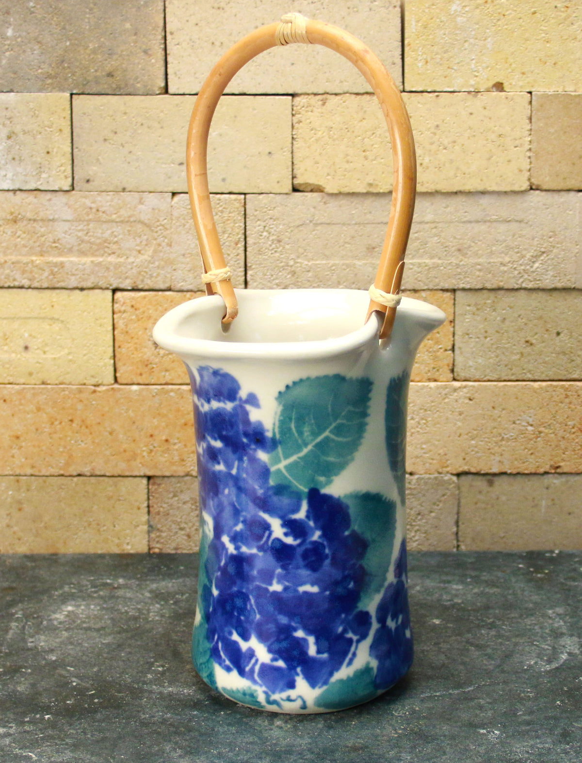 Wine Caddy - Hydrangea – Chatham Pottery