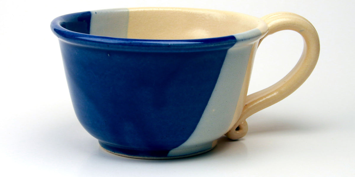 Cobalt and Yellow - Chowder Mug – Chatham Pottery